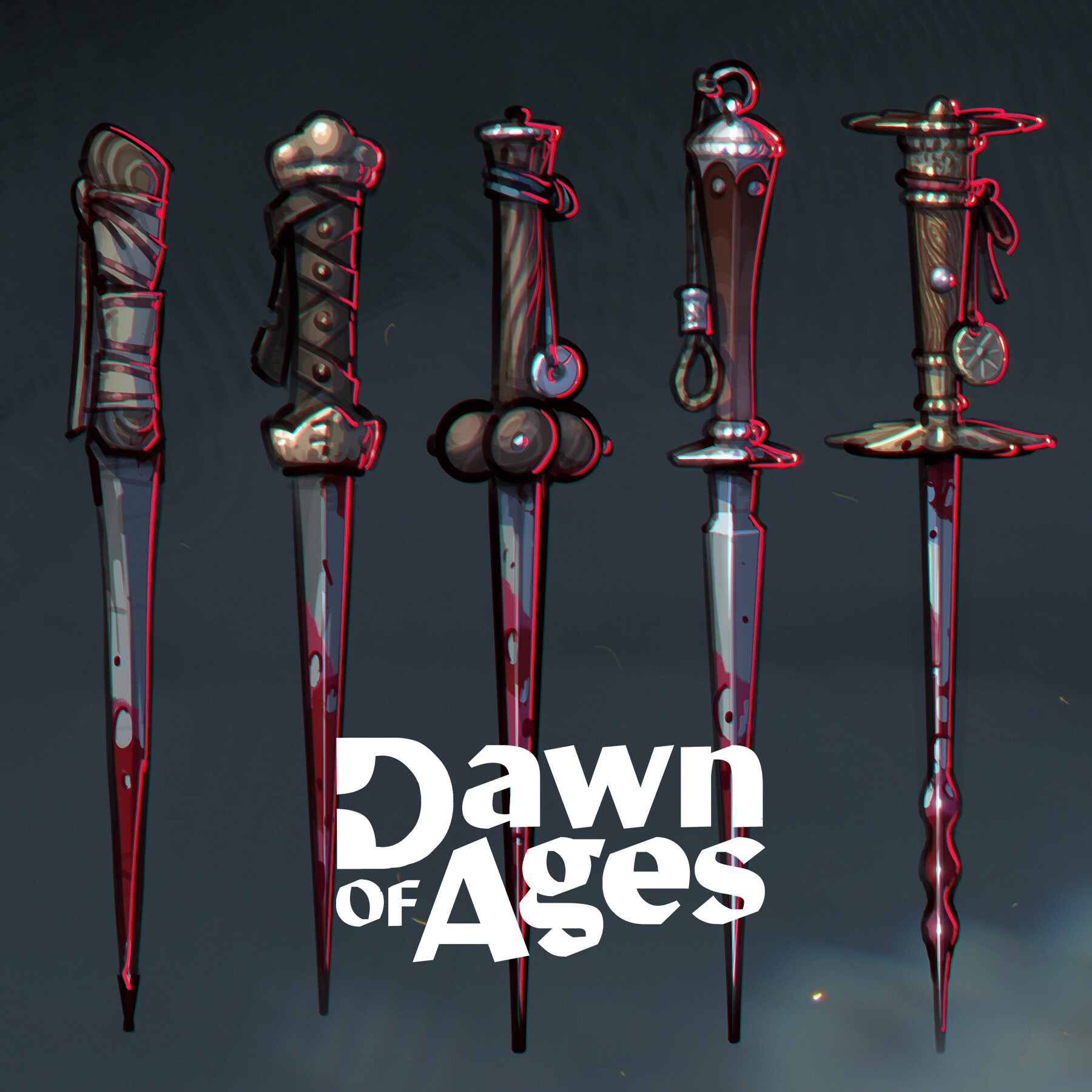 ArtStation - Dawn of Ages - Medieval Daggers
