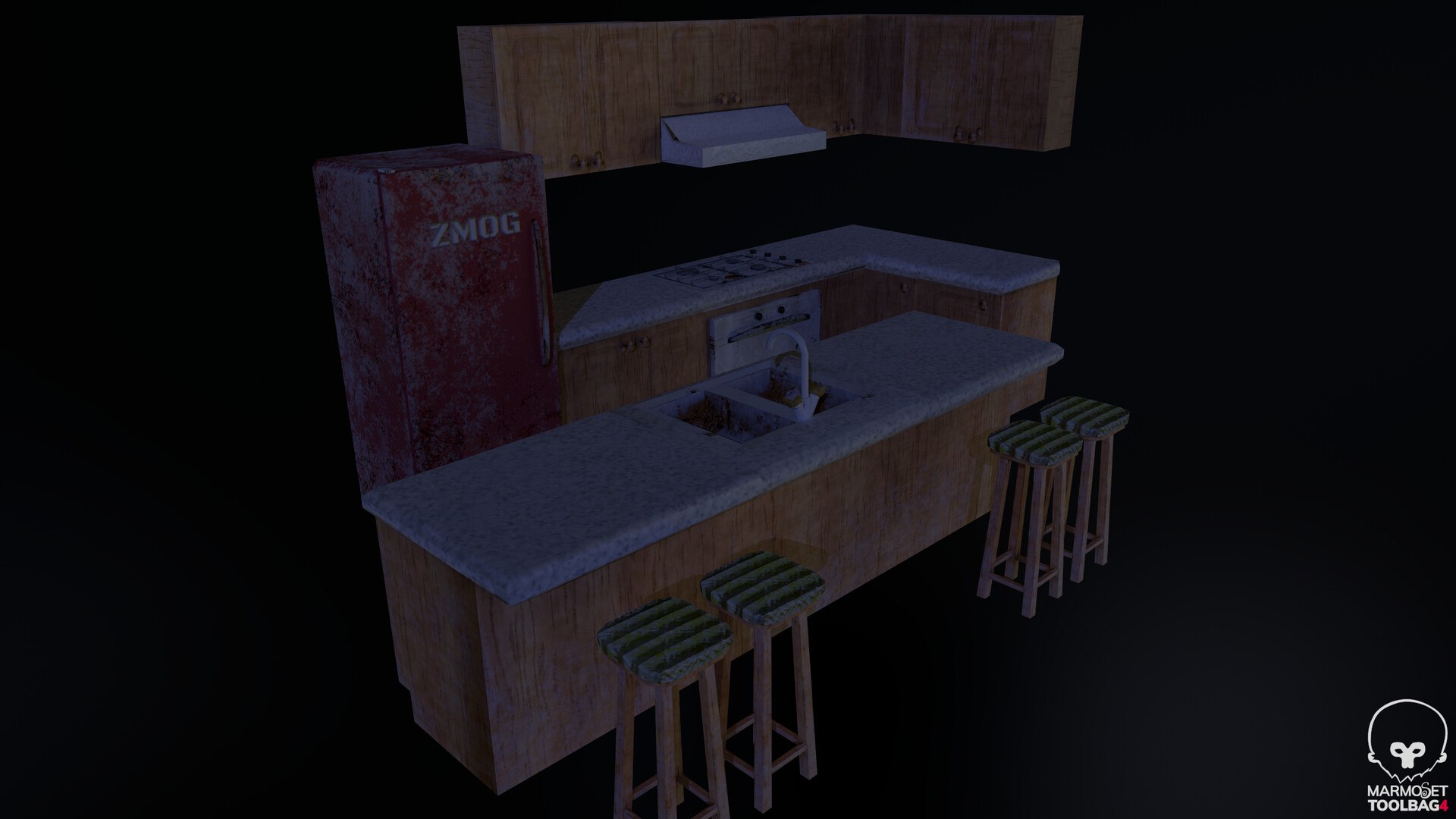 ArtStation - Spooky Kitchen