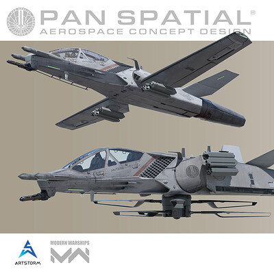 PAN SPATIAL Aerospace Concept Design - CYCLONE Mk.1 CONCEPT DRONE