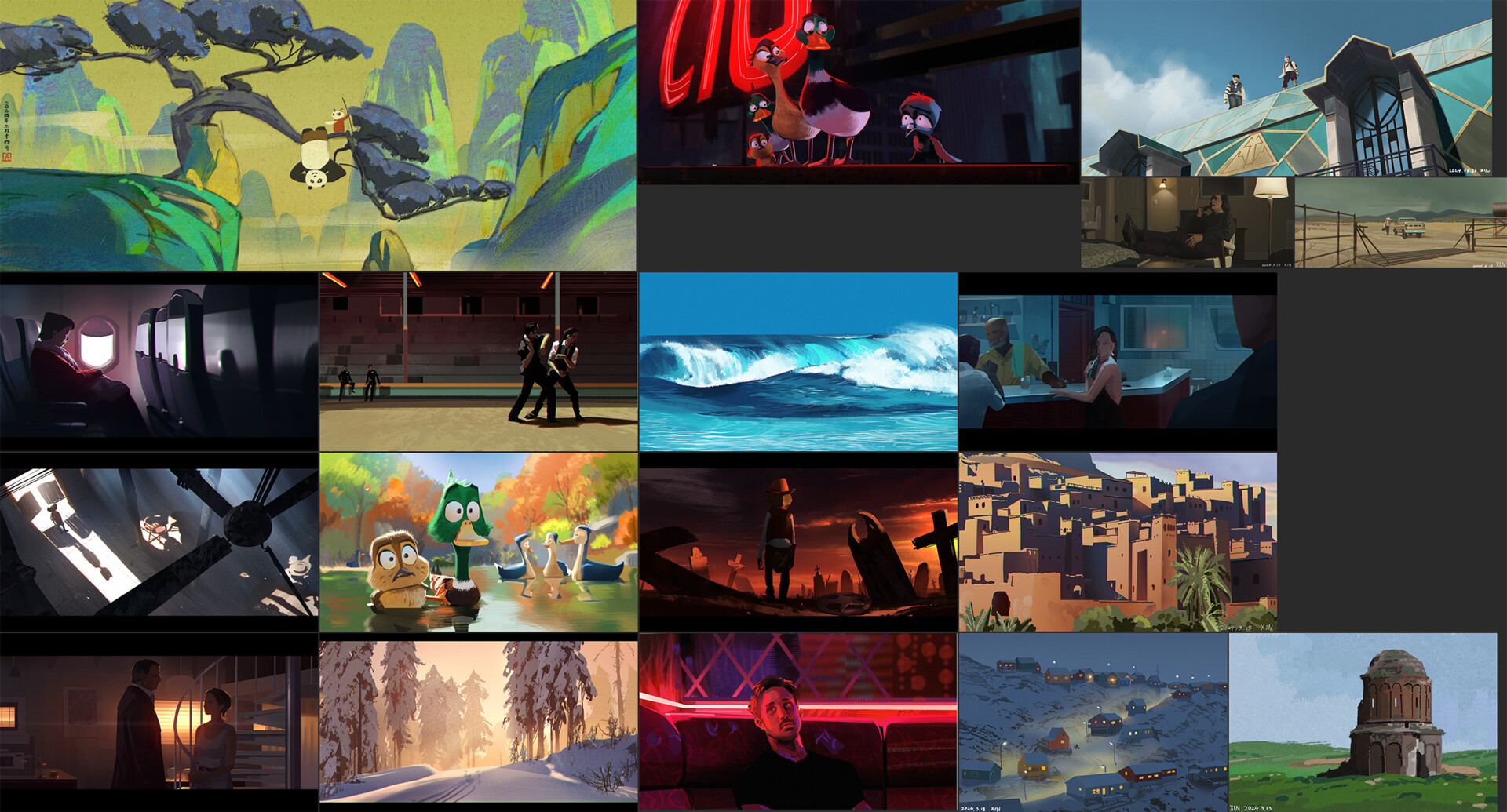 ArtStation - 1.5h速途团练，round1