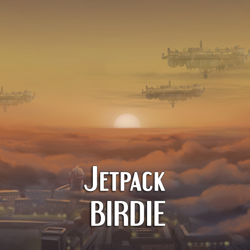 ArtStation - Jetpack Birdie - Key Art