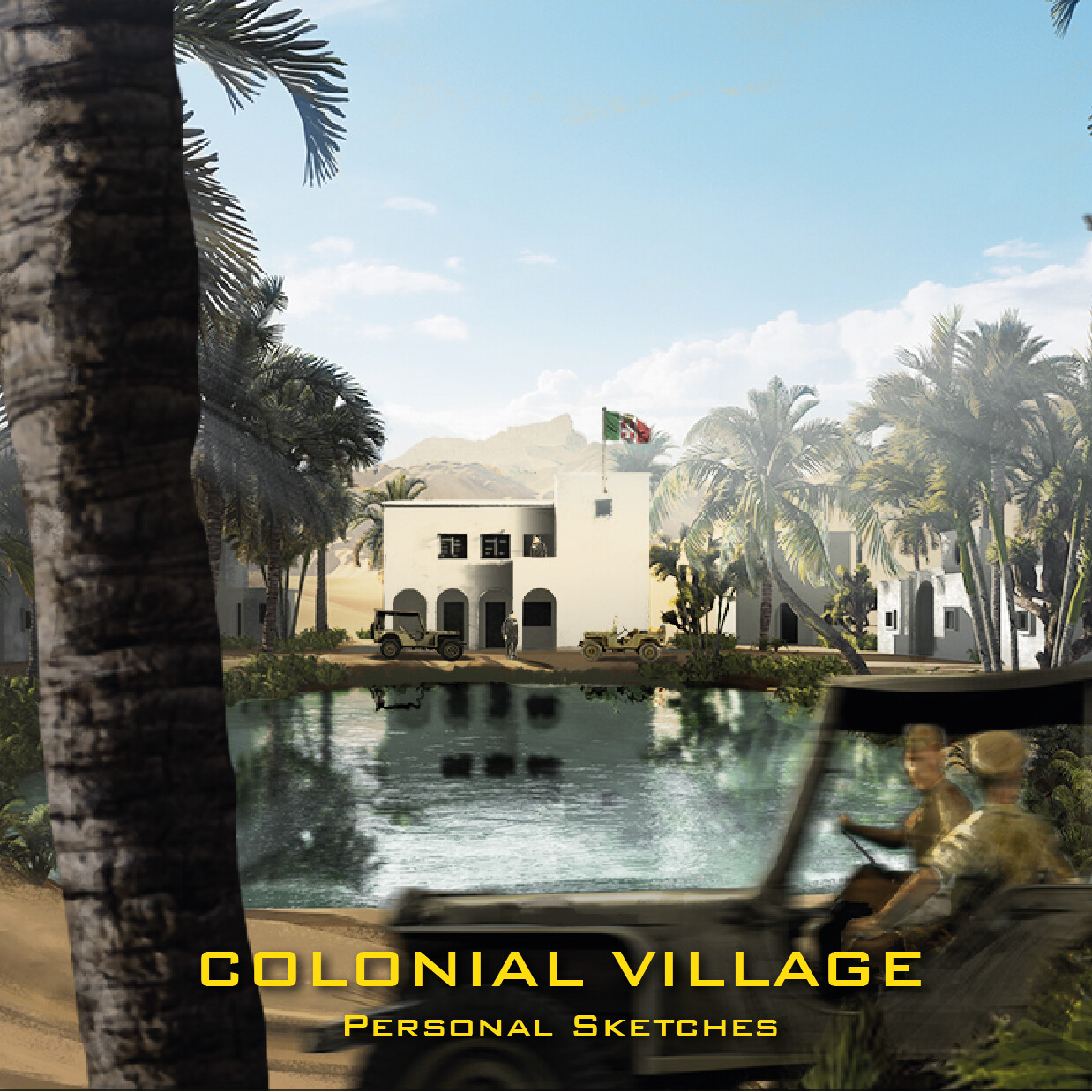 ArtStation - Colonial Village | Personal Sketches