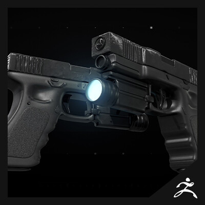 ArtStation - Glock Pistol - Maya & Zbrush