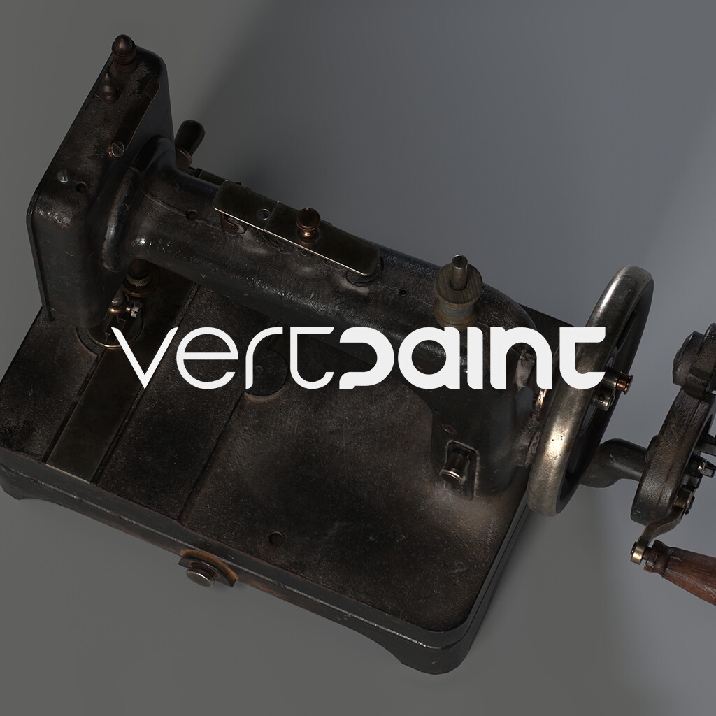 ArtStation - VERTPAINT - Sewing Machine Prop