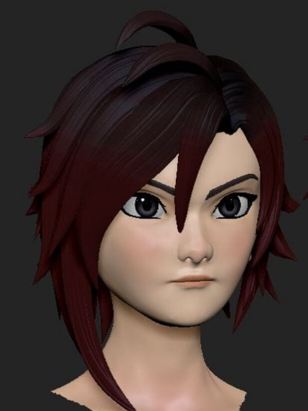 ArtStation - Ruby Rose 3D fan art