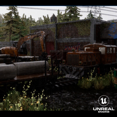 ArtStation - Trainyard Depot