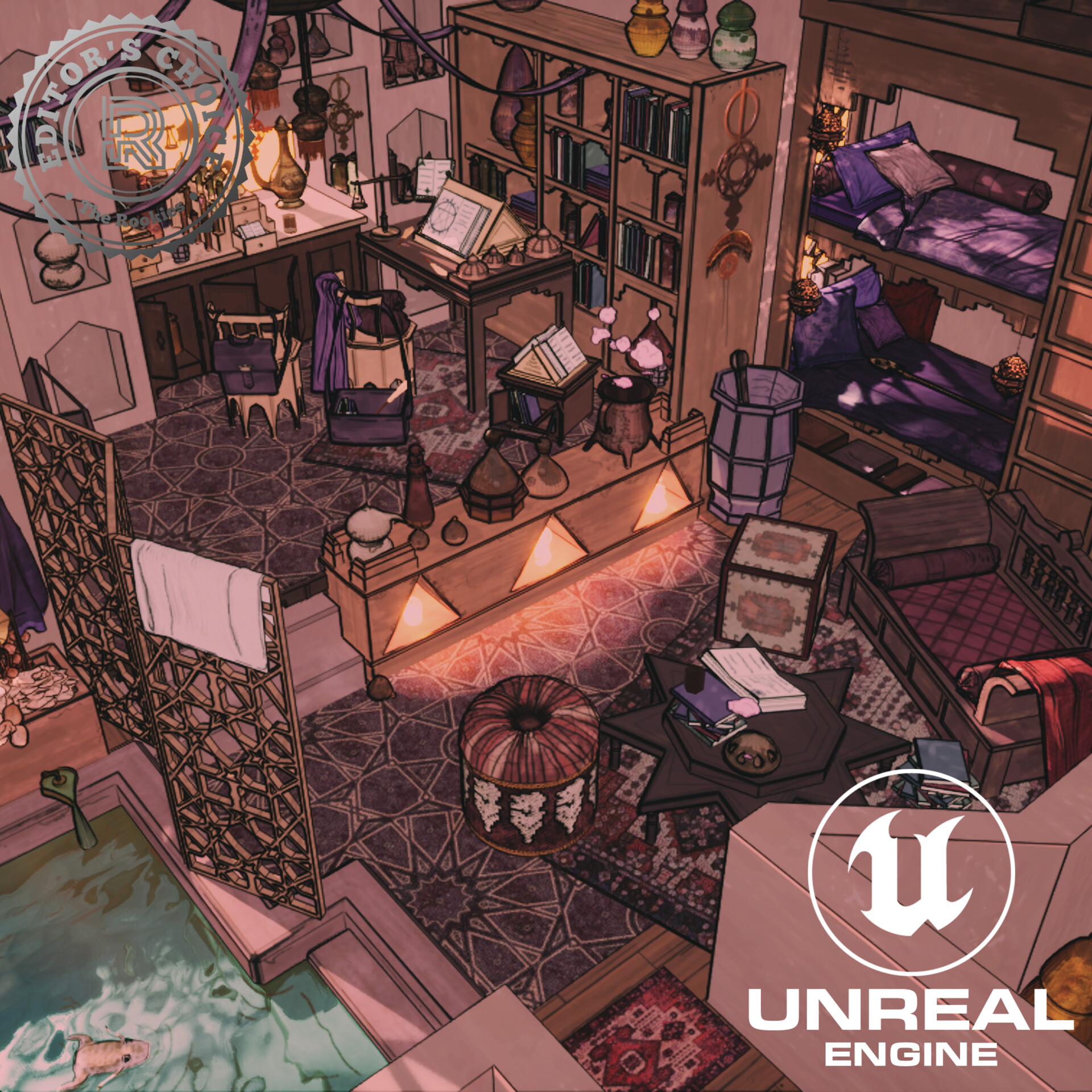 ArtStation - Magical Academy Dorm