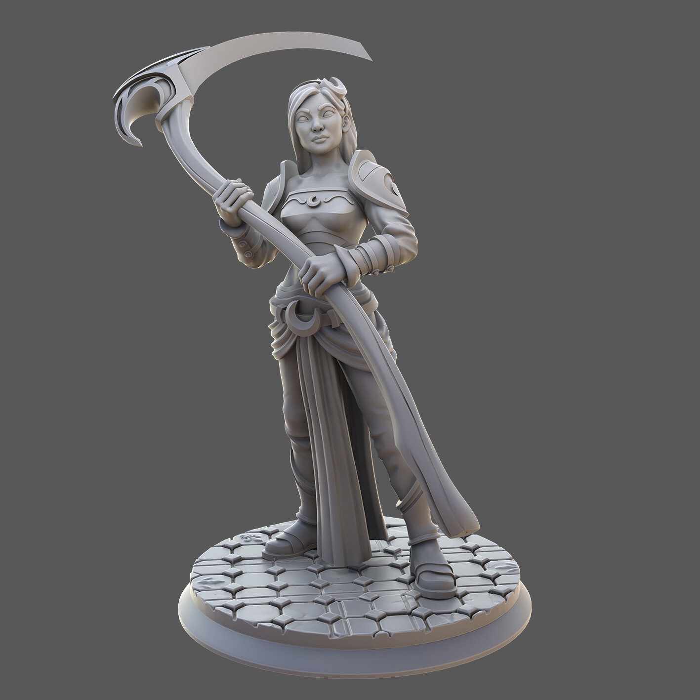 ArtStation - 3D Cleric Miniature