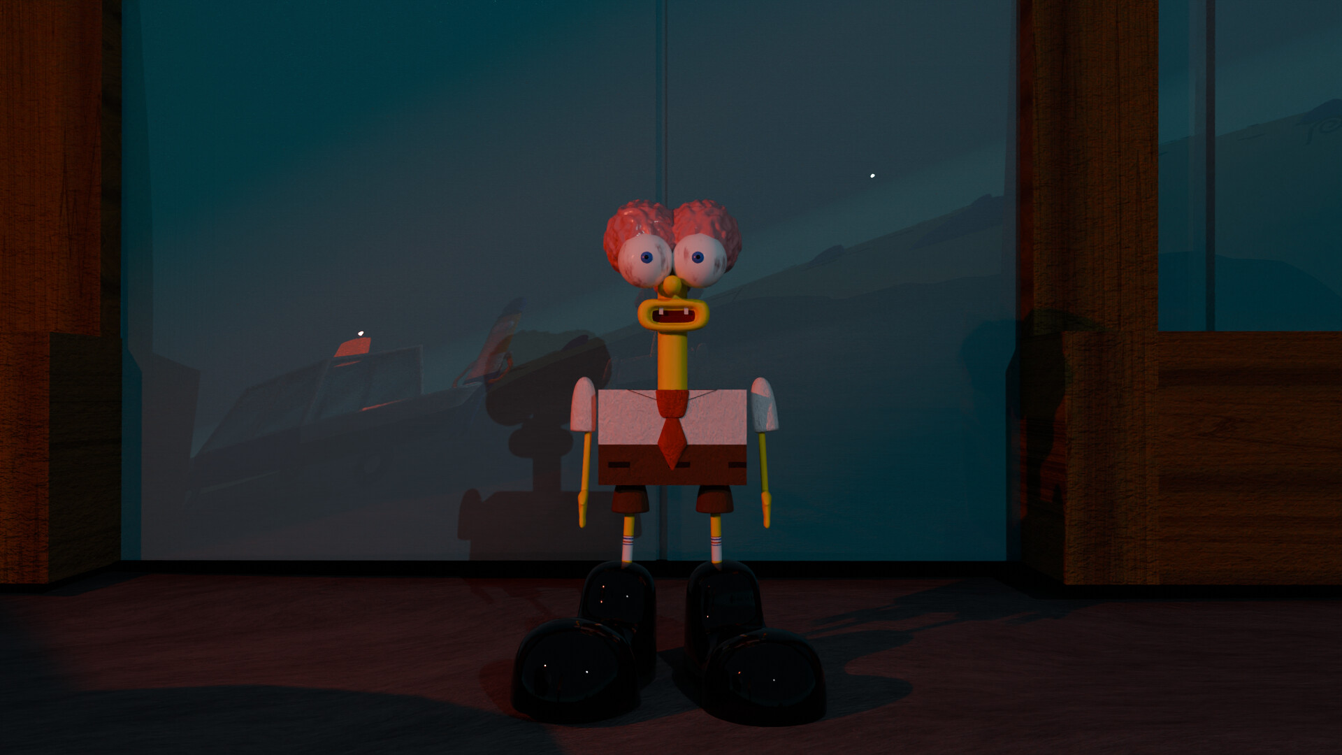 ArtStation - Sponge Bob big boots