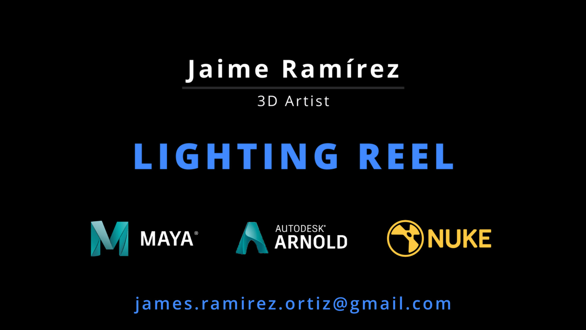 ArtStation - LIGHTING DEMO REEL