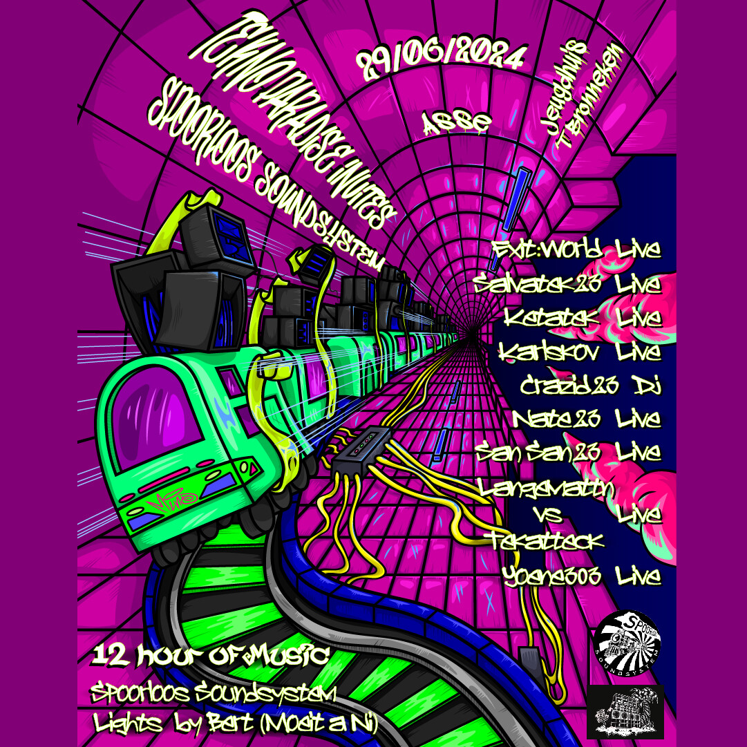 ArtStation - Flyer design for @tekno_paradise Tekno Paradise invites ...