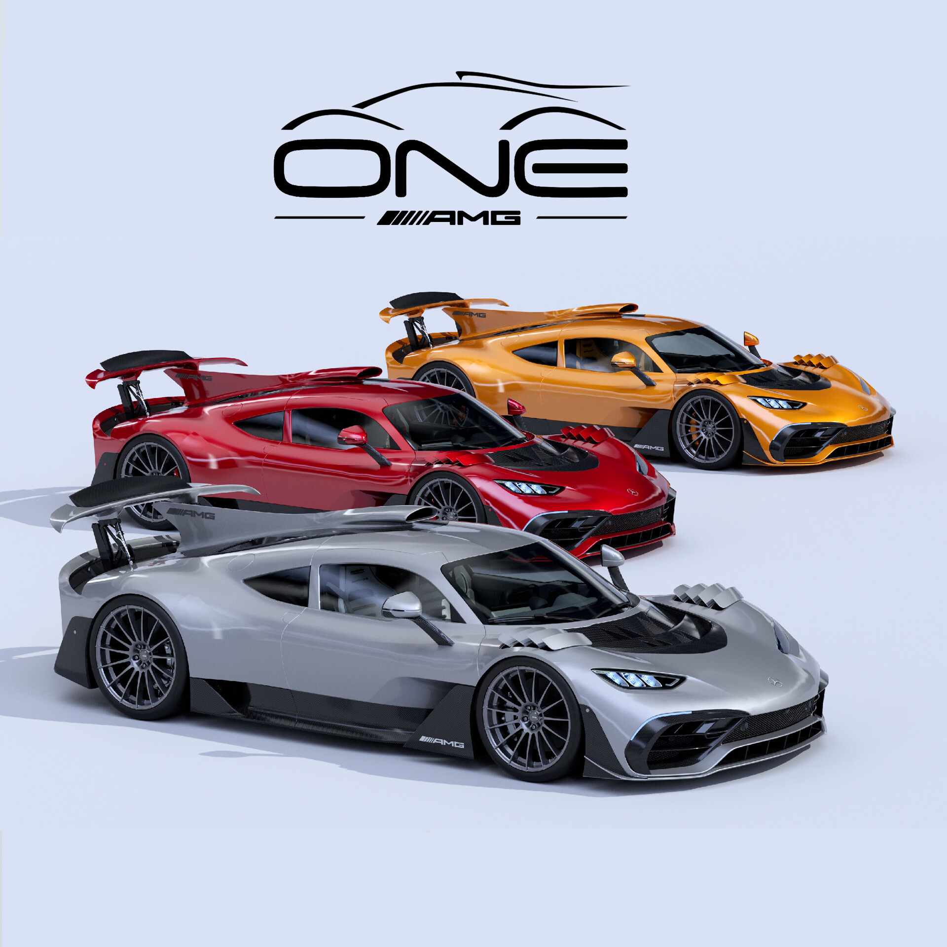 ArtStation - Mercedes AMG Project One