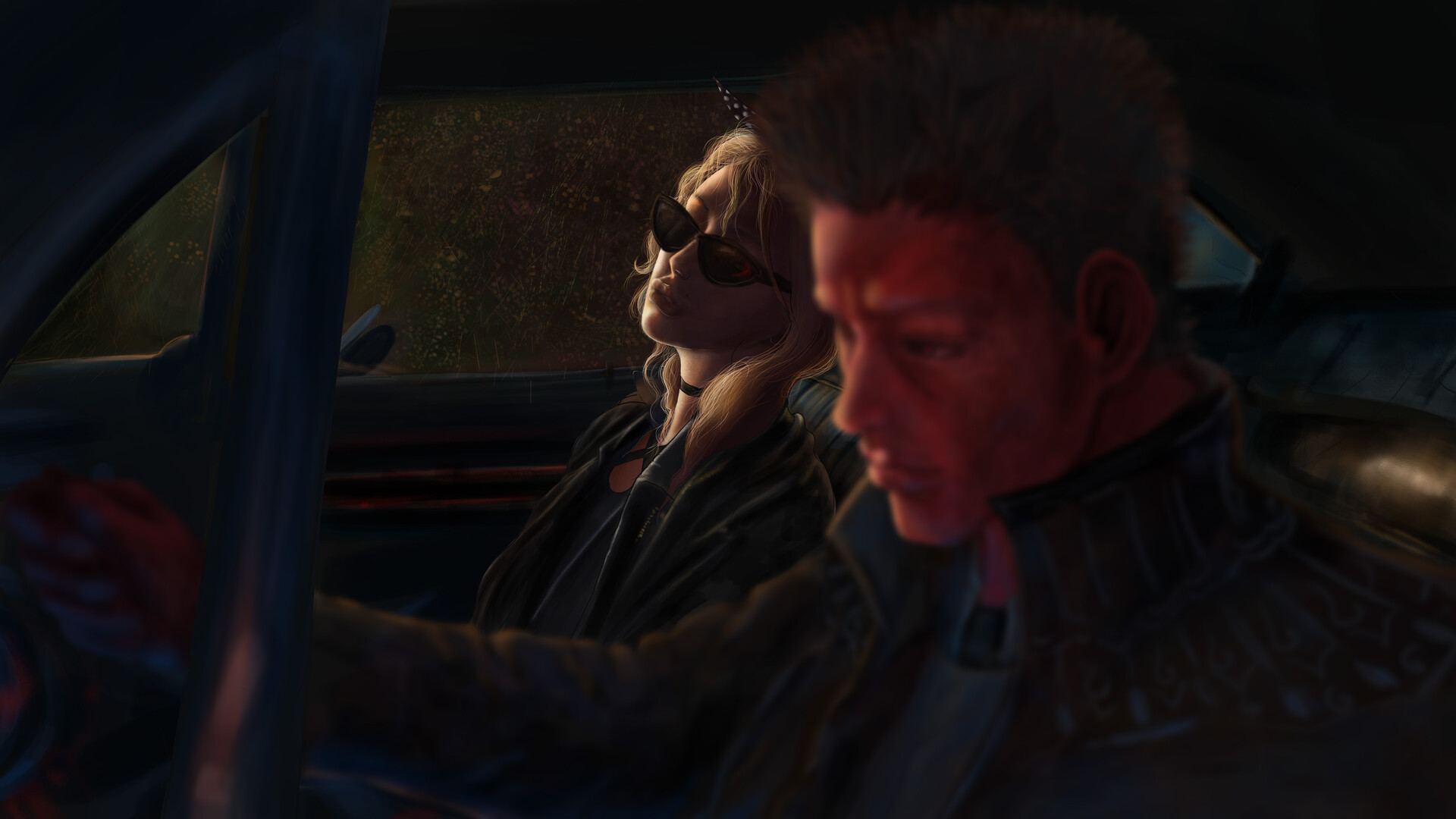 ArtStation - Cruising through night city | Dodeca