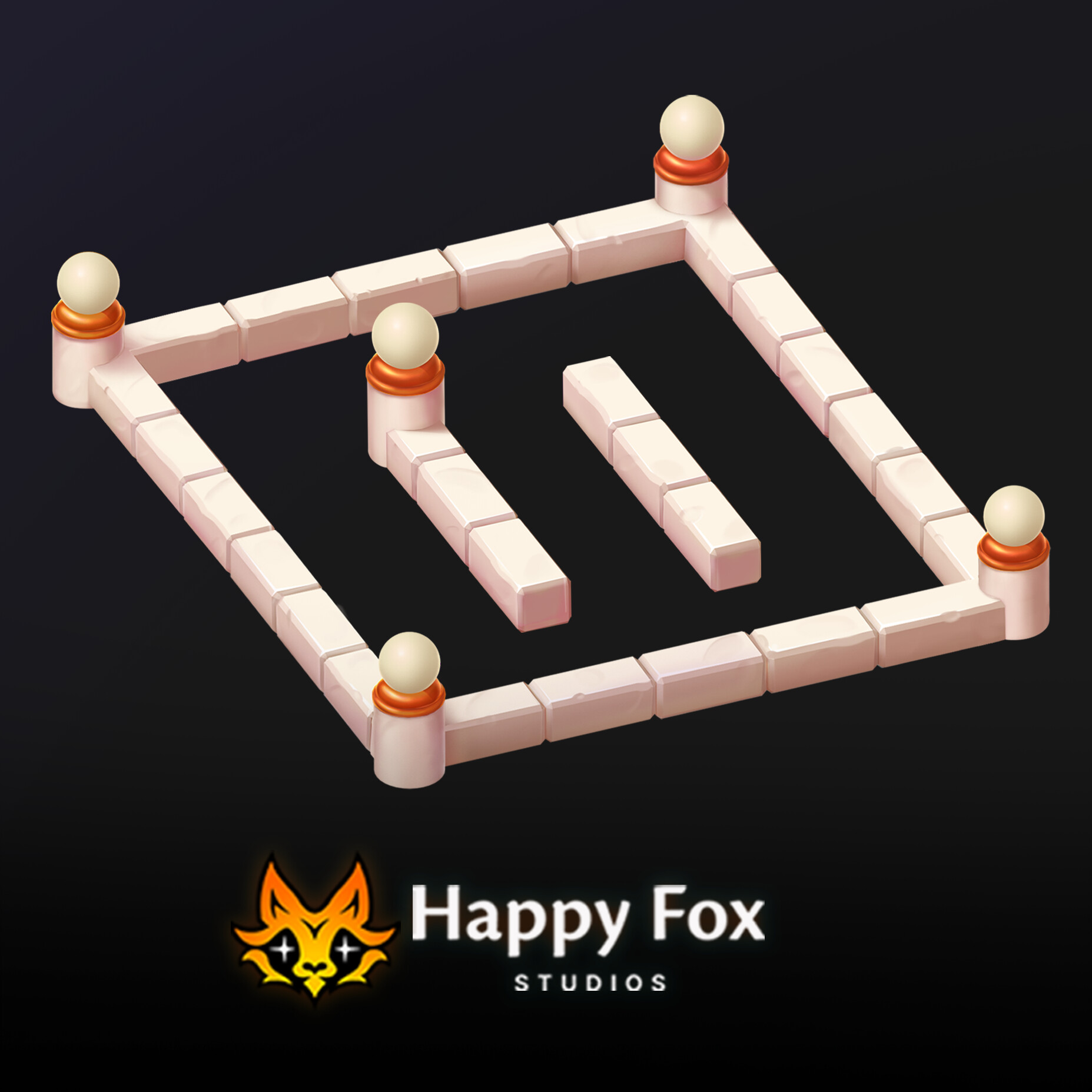 ArtStation - Border Props Render