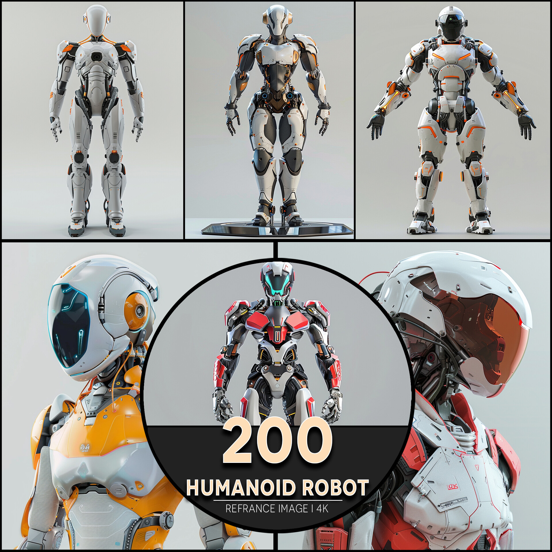 ArtStation - Humanoid Robot 4K Reference/Concept Images