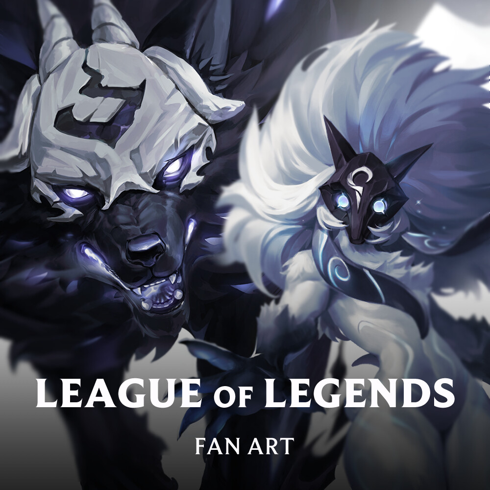 ArtStation - [FanArt] Still Here Kindred (League of legends Fan art)