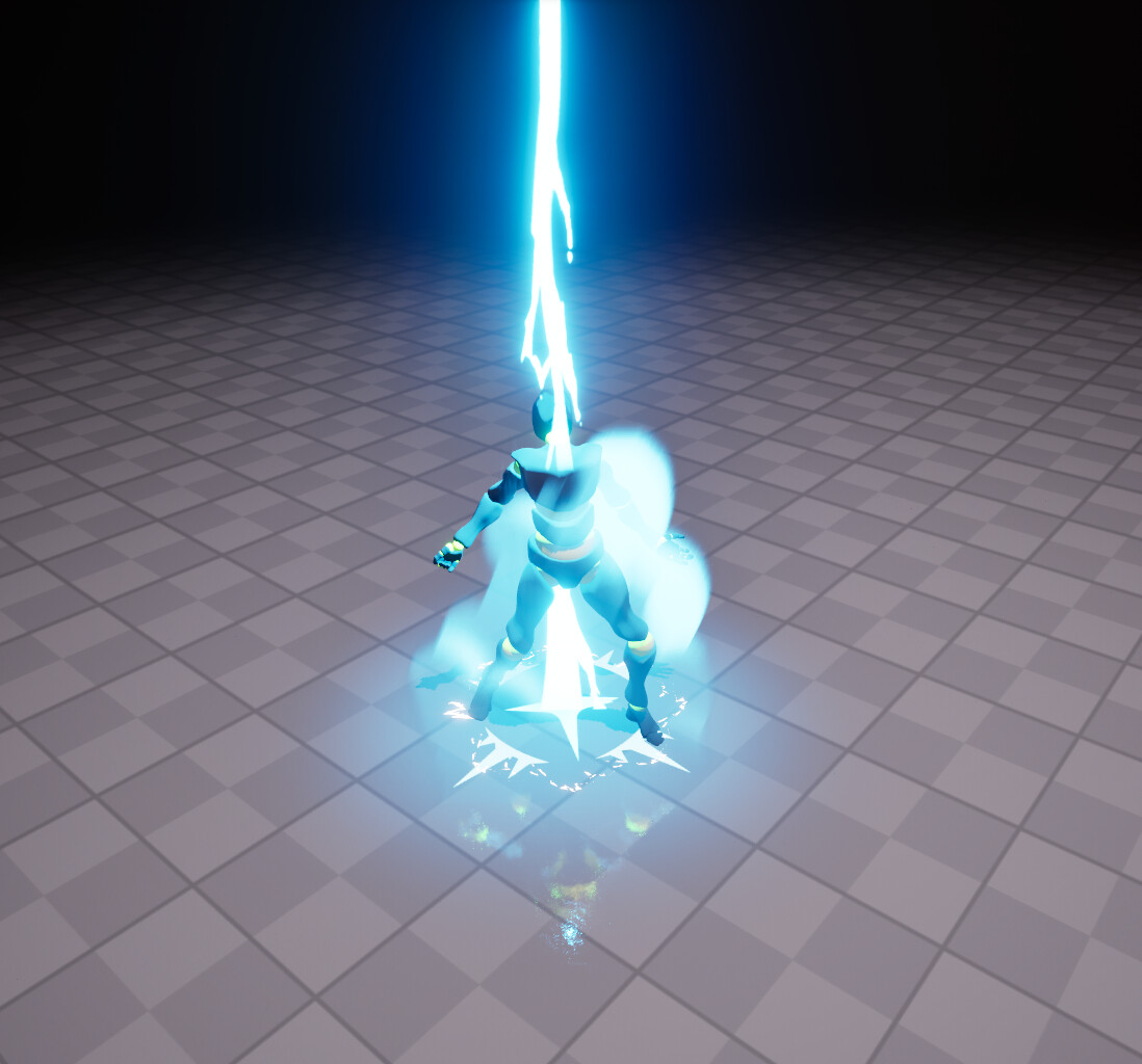 ArtStation - Electric Power Up - Unreal Engine