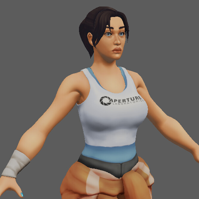 ArtStation - Chell - Portal 2