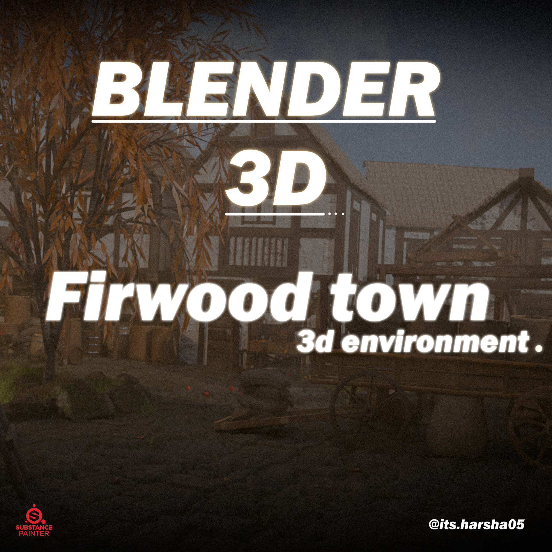 ArtStation - Firwood town