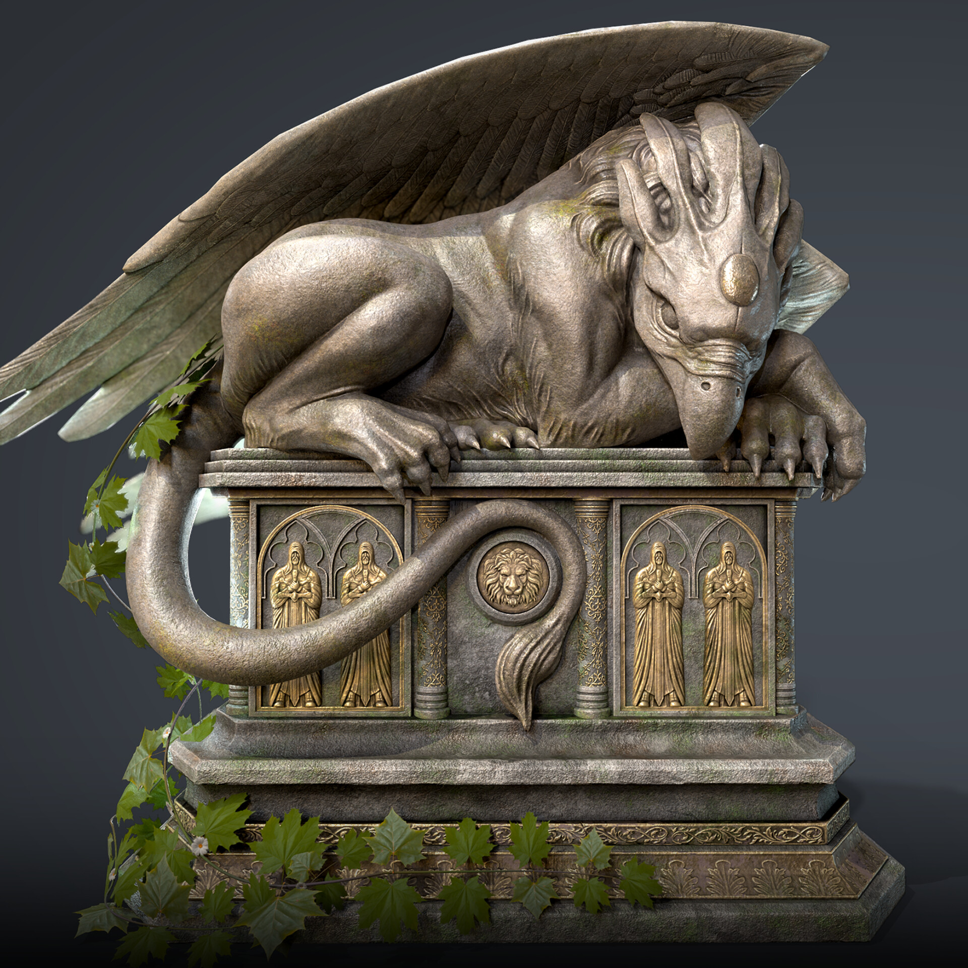 ArtStation - Griffin Statue