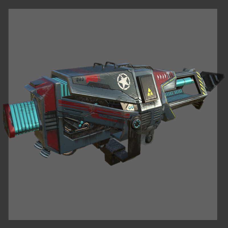 ArtStation - Weapons for unannounced Mech Game