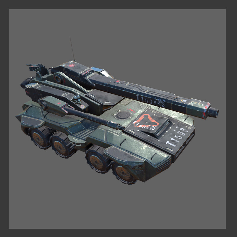 ArtStation - Tank design.