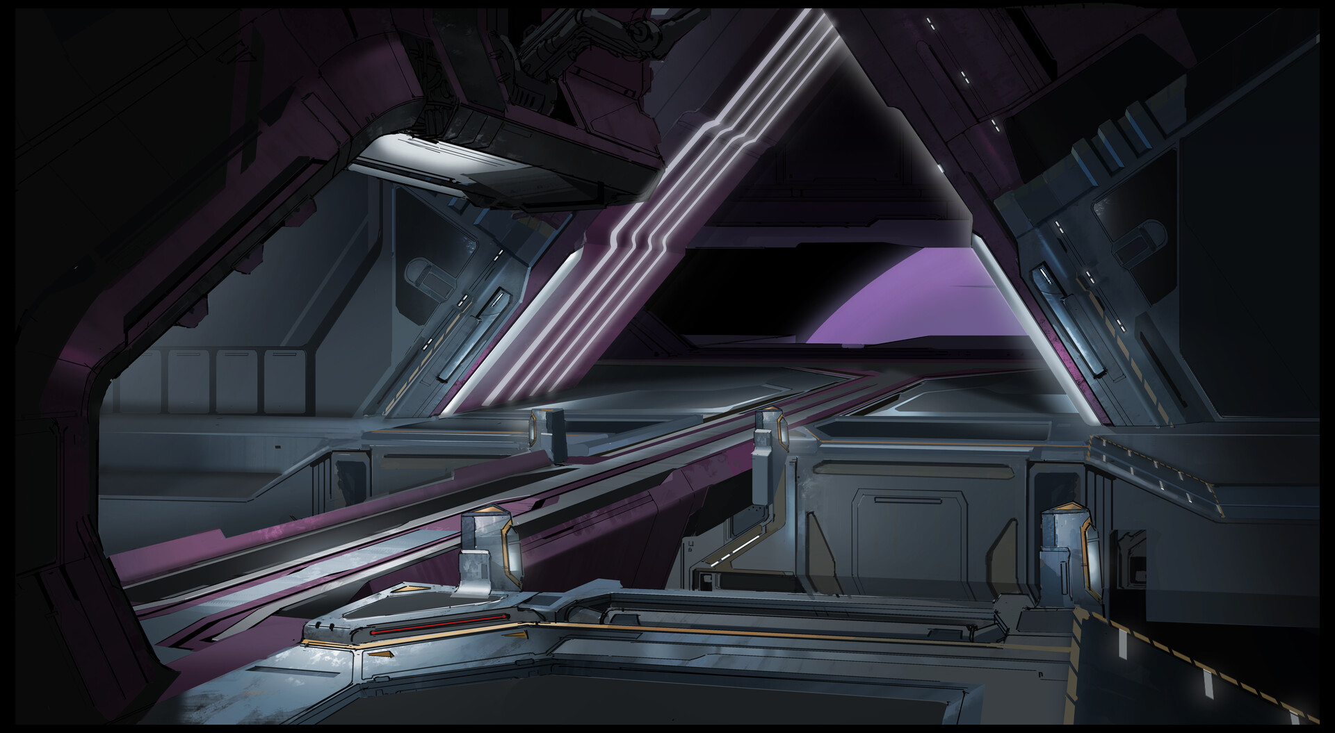 ArtStation - The Control Room Hall