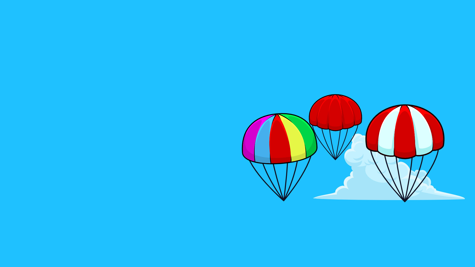 ArtStation - Parachutes game sprites