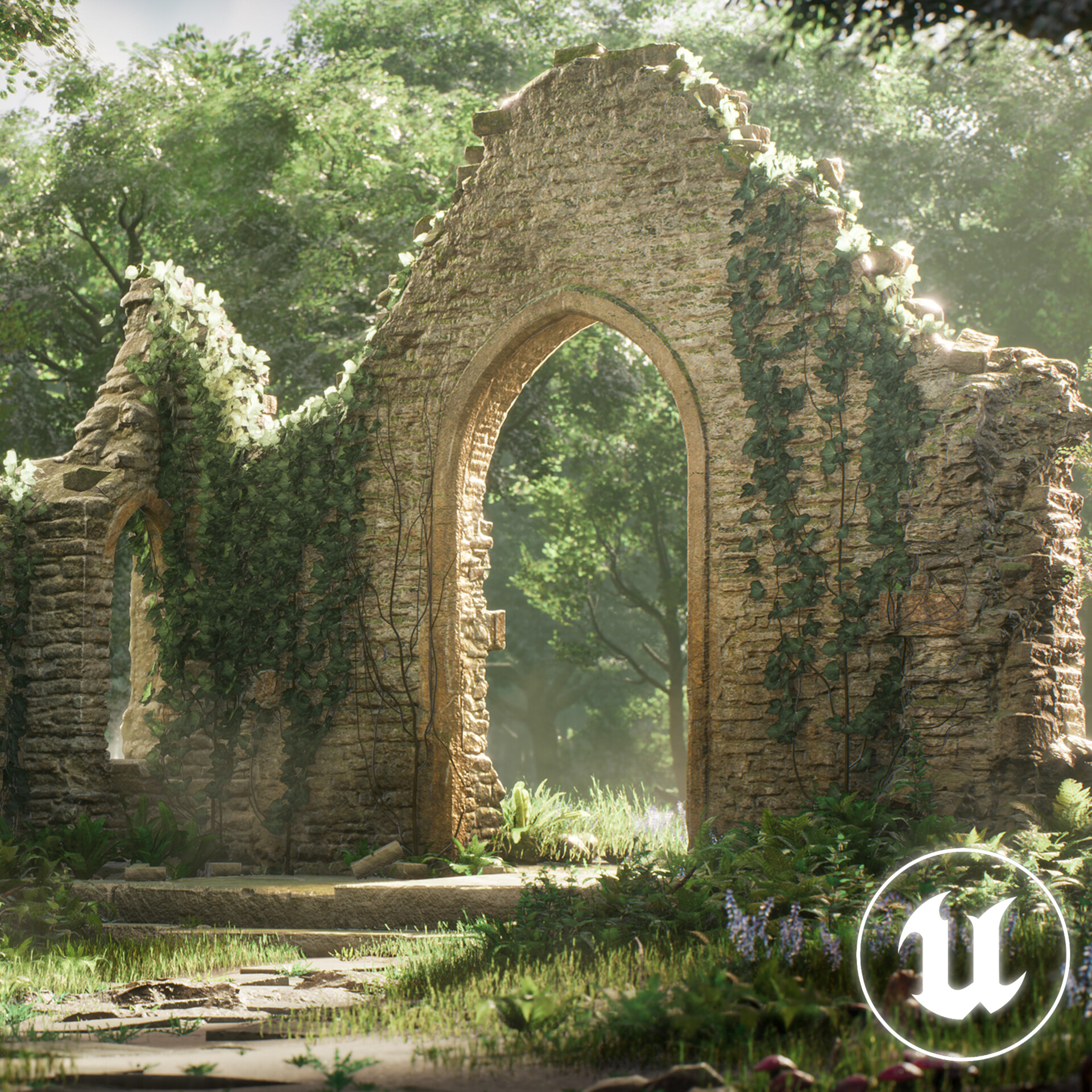 ArtStation - The Old Ruins: Real-Time Environment