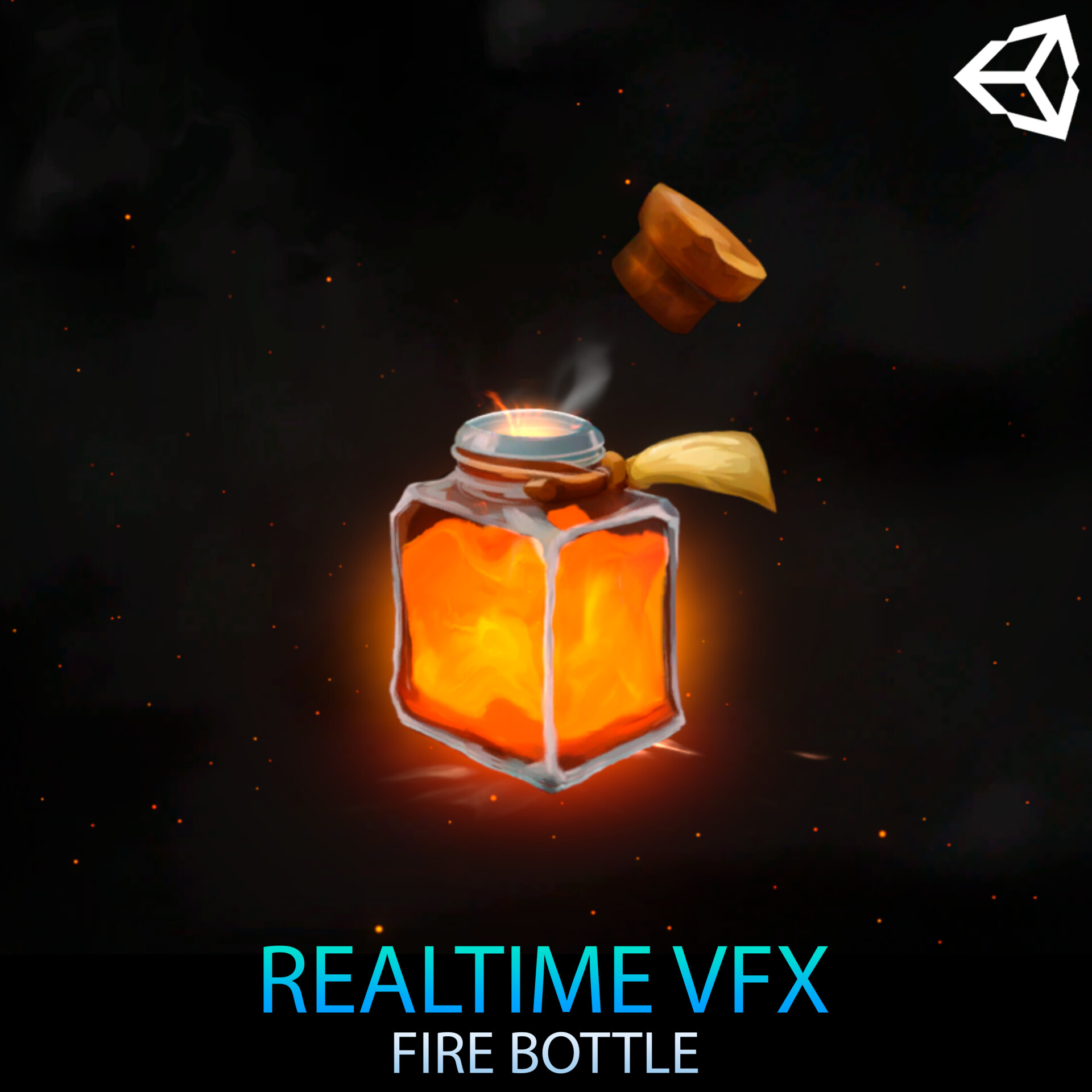 ArtStation - Fire Bottle