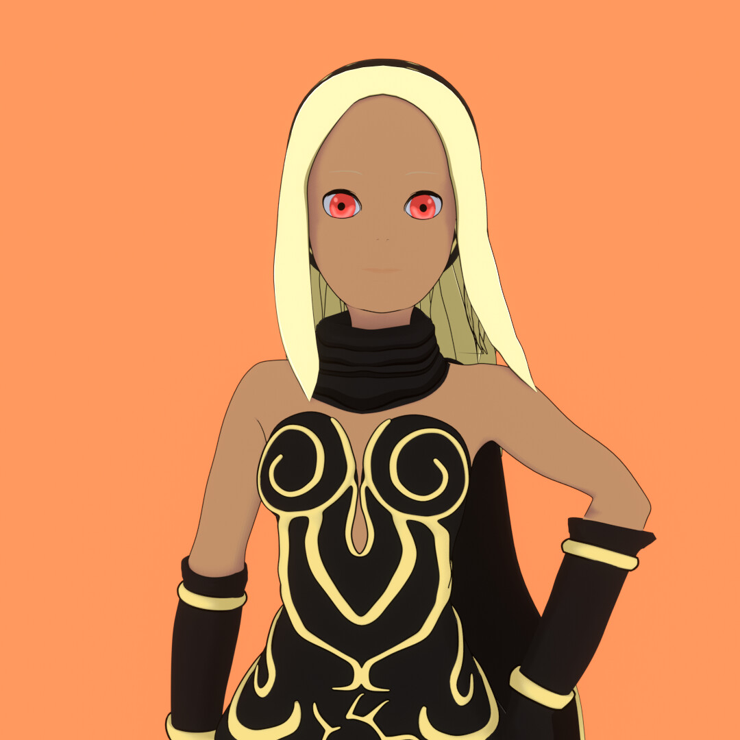 ArtStation - Anime Styled Kat (Gravity Rush)