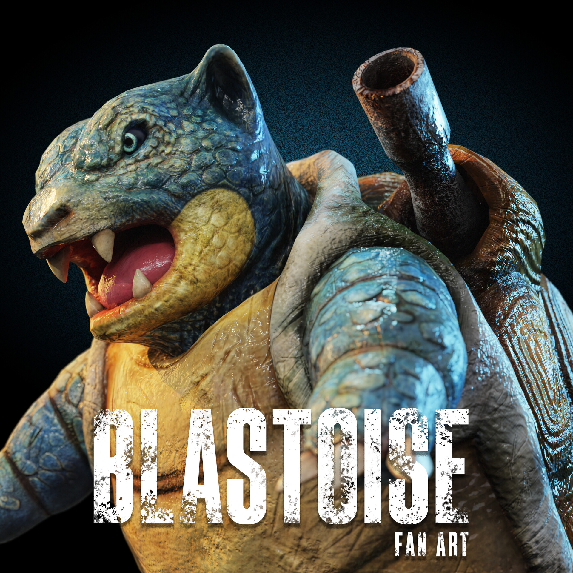 ArtStation - Blastoise Fan art