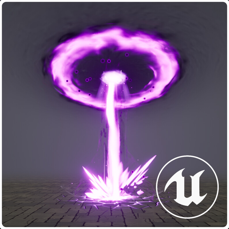 ArtStation - Stylized laser - UE5 VFX