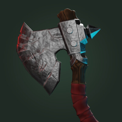 ArtStation - Stylized Battle Axe