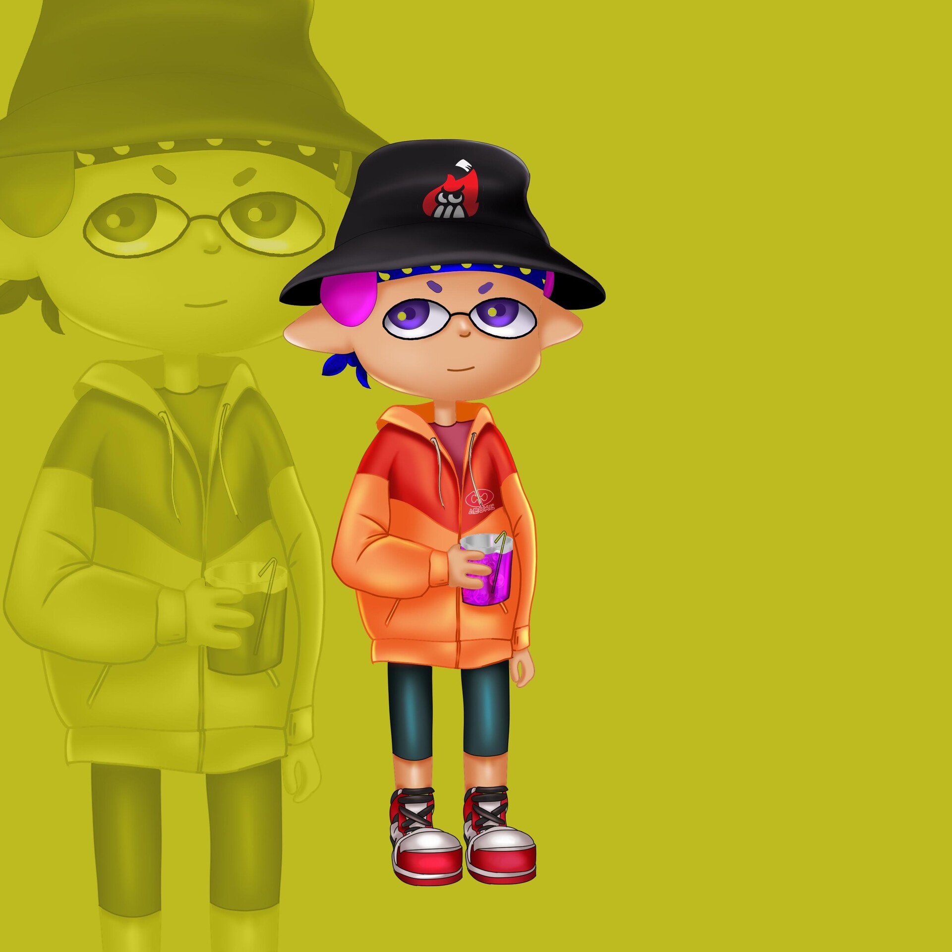 ArtStation - Danie's Stylish Splatoon Character Illustration