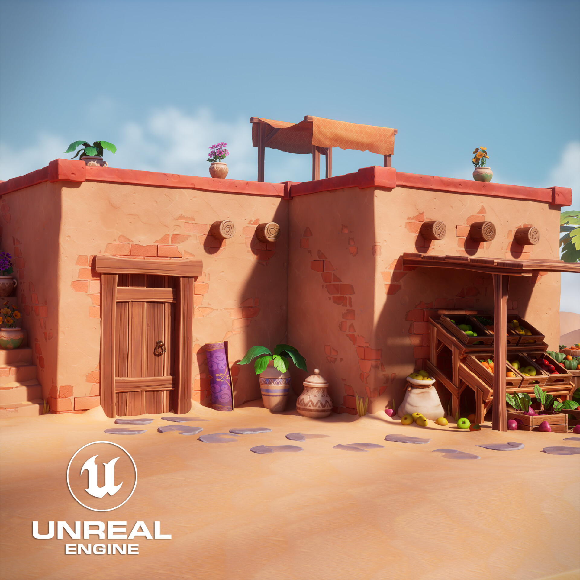 ArtStation - Stylized Desert Merchant