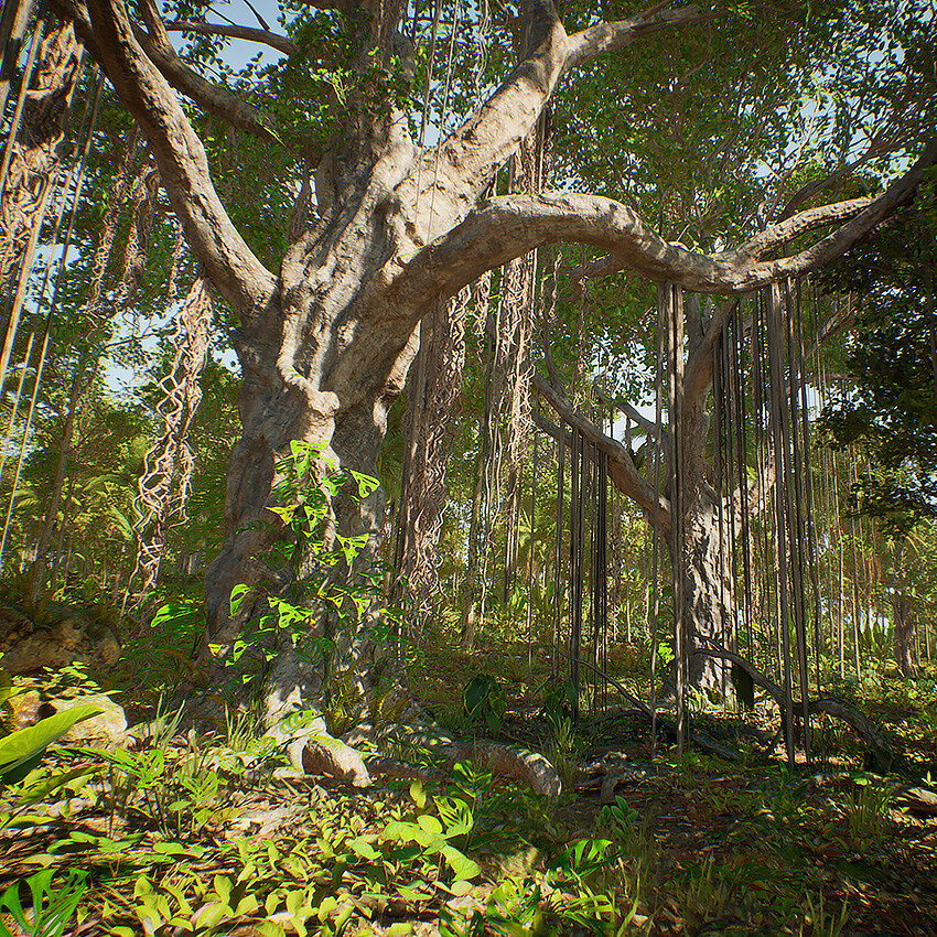 ArtStation - UCreate - Tropical Jungle Pack for Unreal Engine Runtime Demo