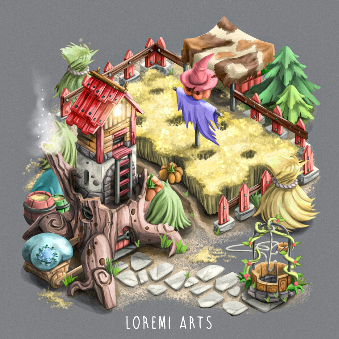 ArtStation - 2D BROWSER GAME ART