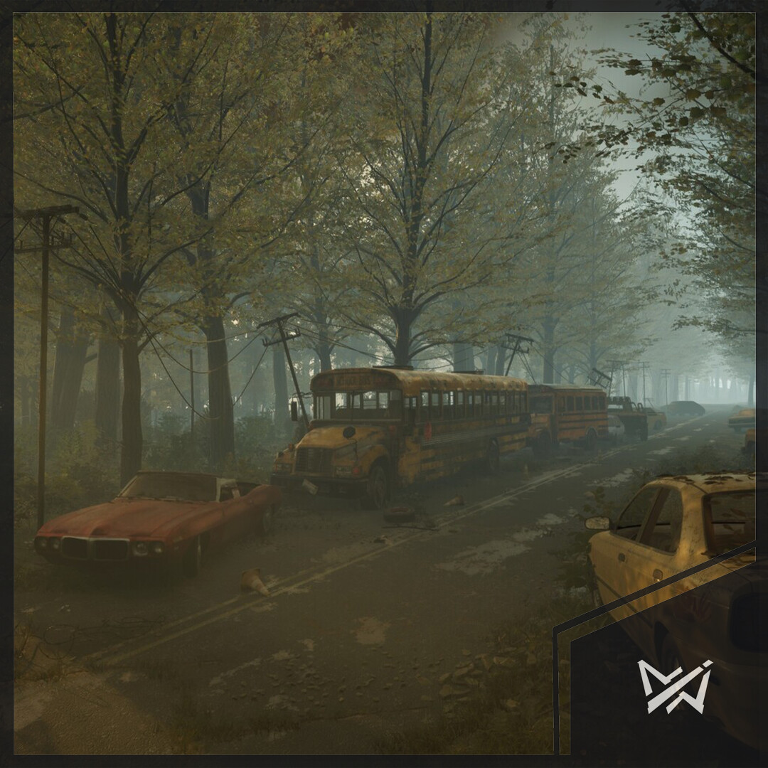 ArtStation - Horror Road | Gamedev Bootcamp | Isaev Workshop