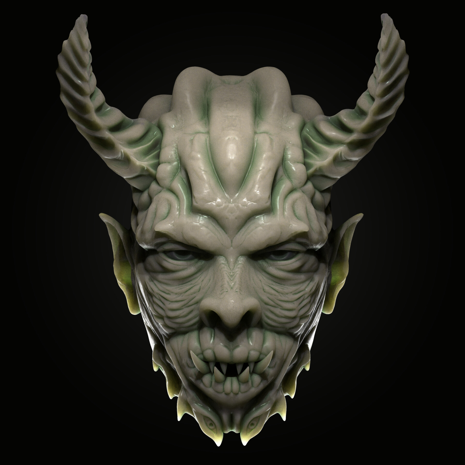 ArtStation - Demon Head