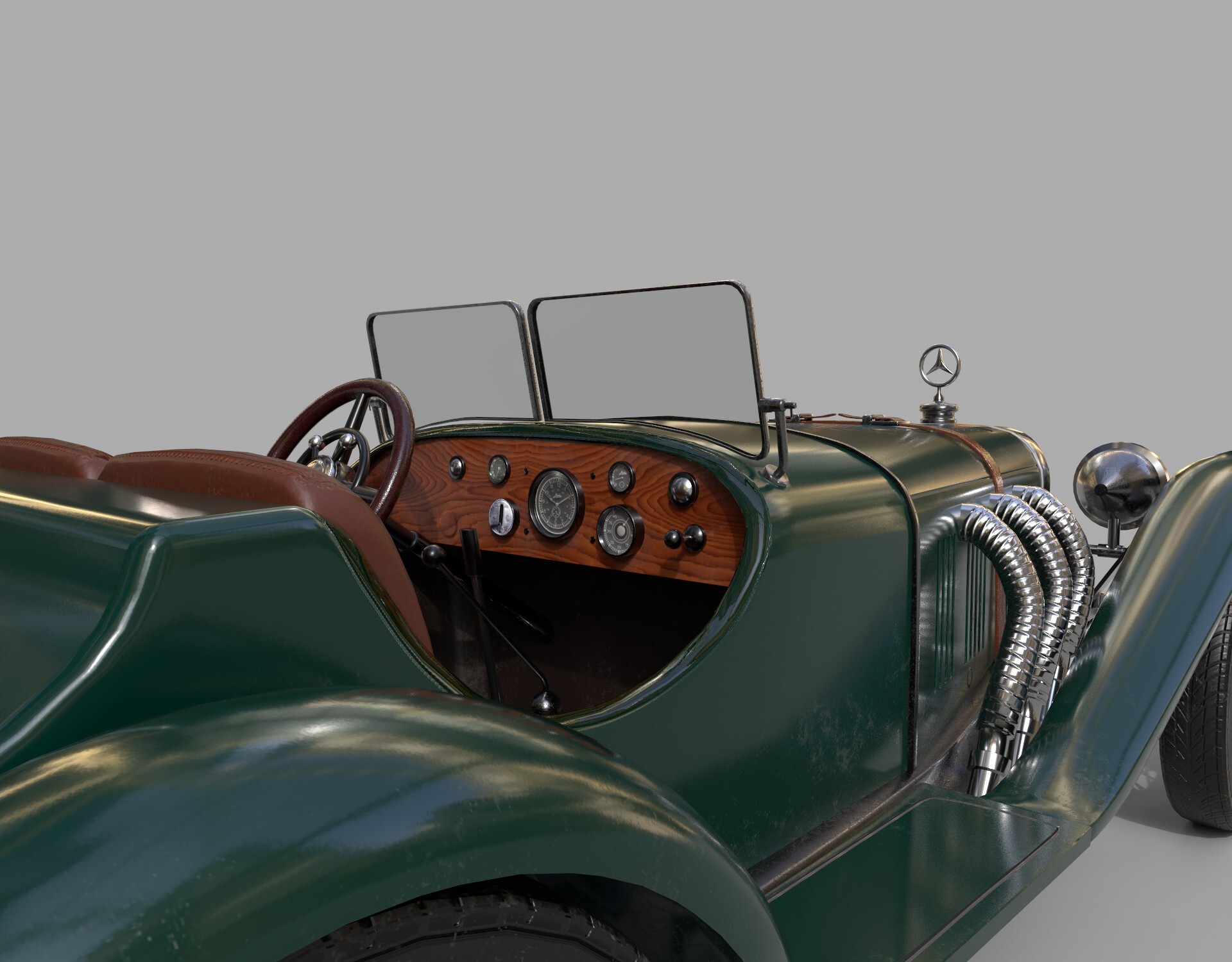 ArtStation - Mercedes-Benz SSK 1928 3D model