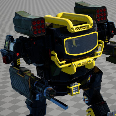 ArtStation - Levo Mech v10 - Unreal Engine Project