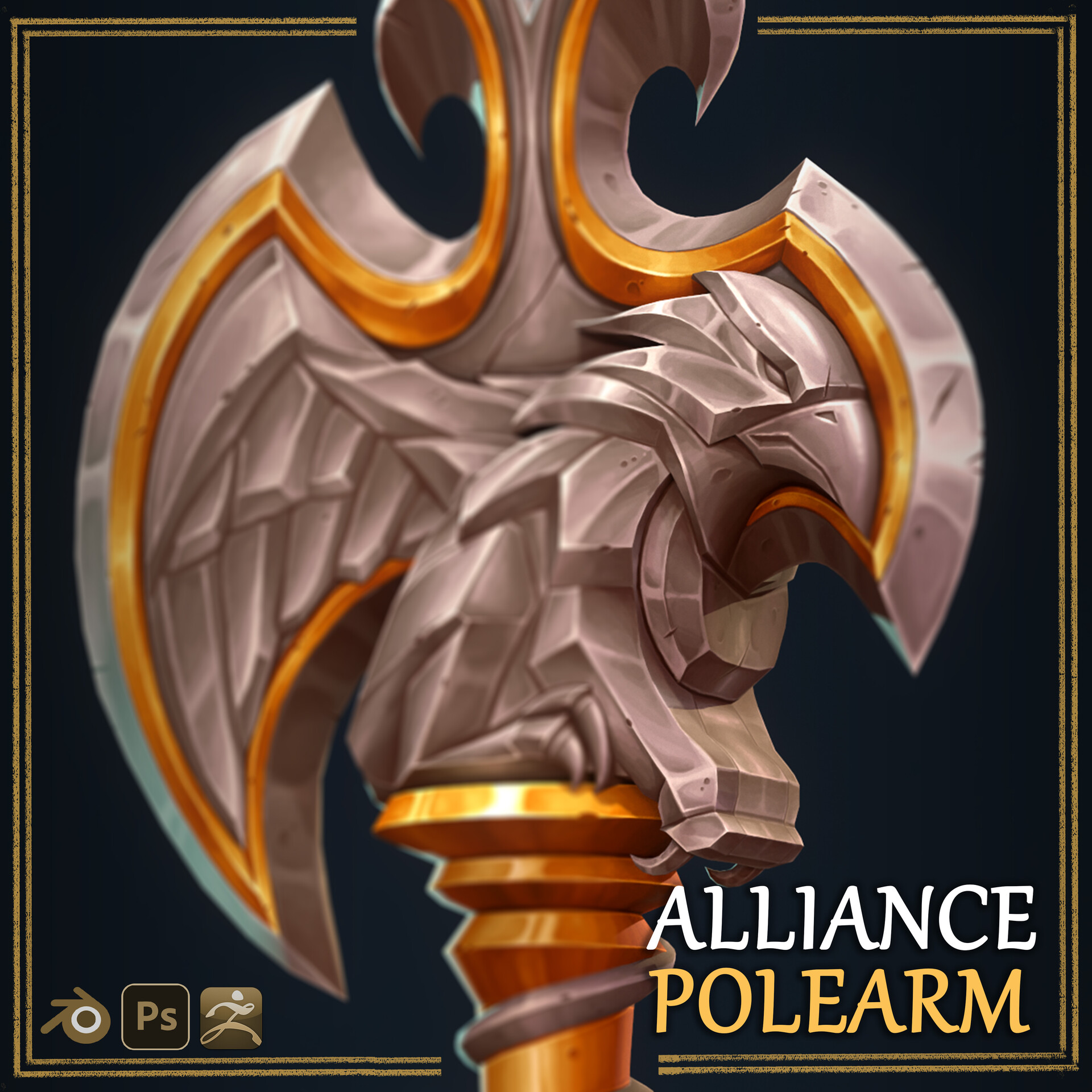 ArtStation - Alliance Polearm