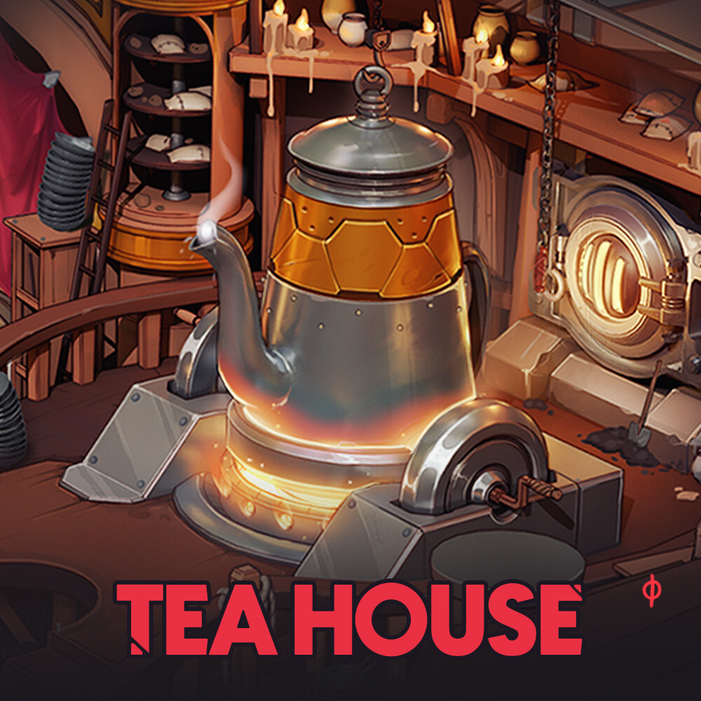 ArtStation - TEA HOUSE - CONCEPT