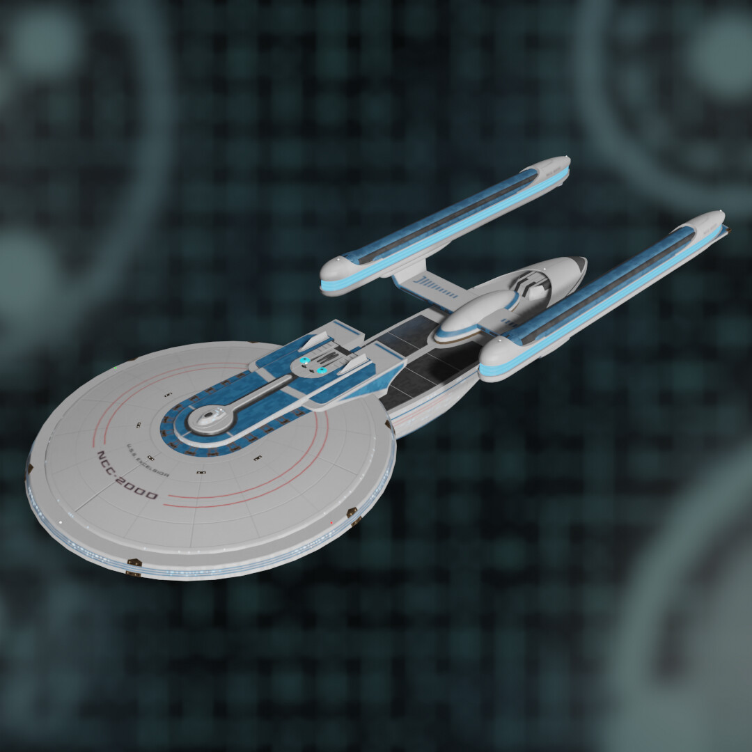 ArtStation - Star Trek - Excelsior-Class Fanart
