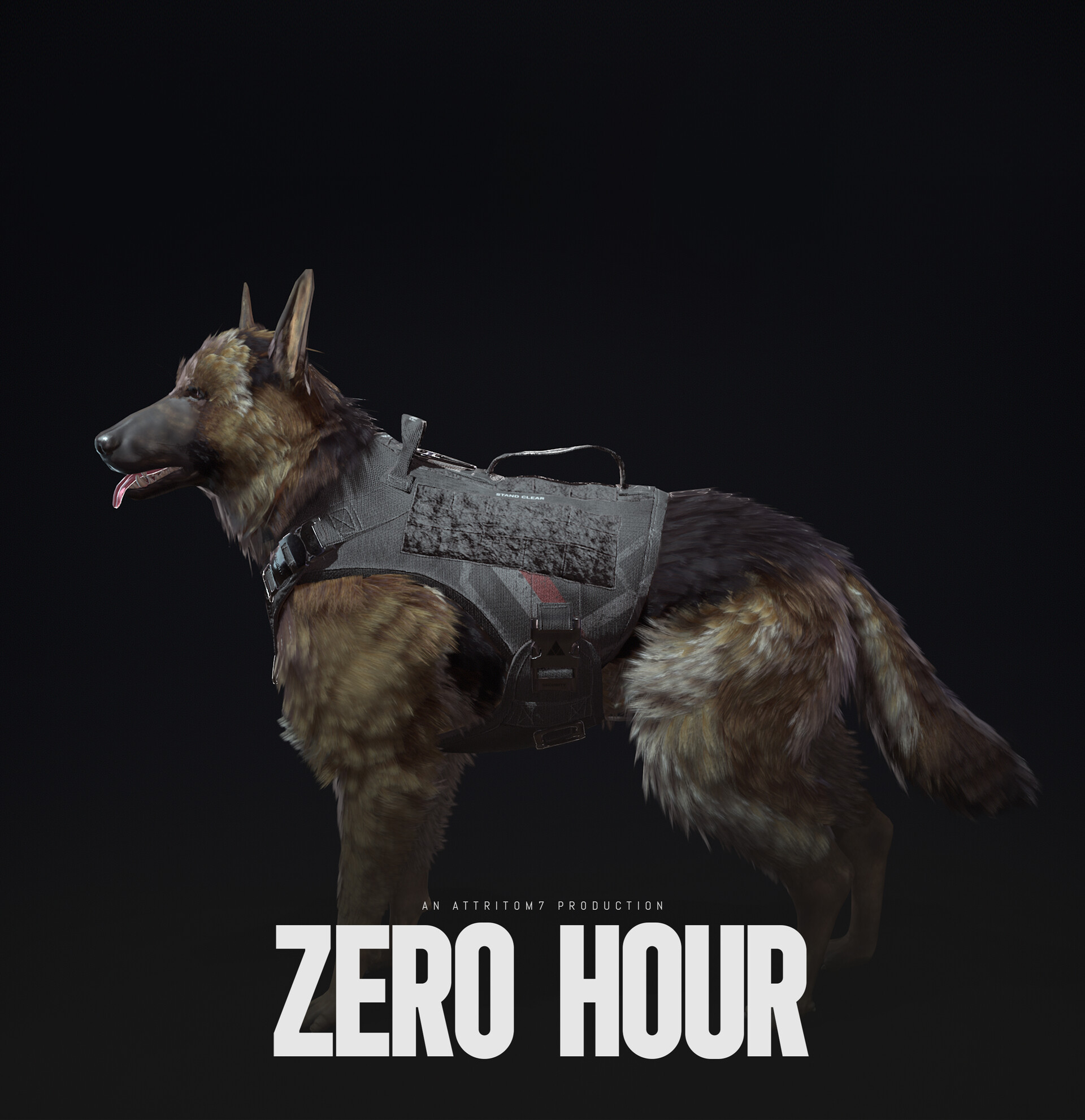 ArtStation - Tactical Dog For game | Zero Hour