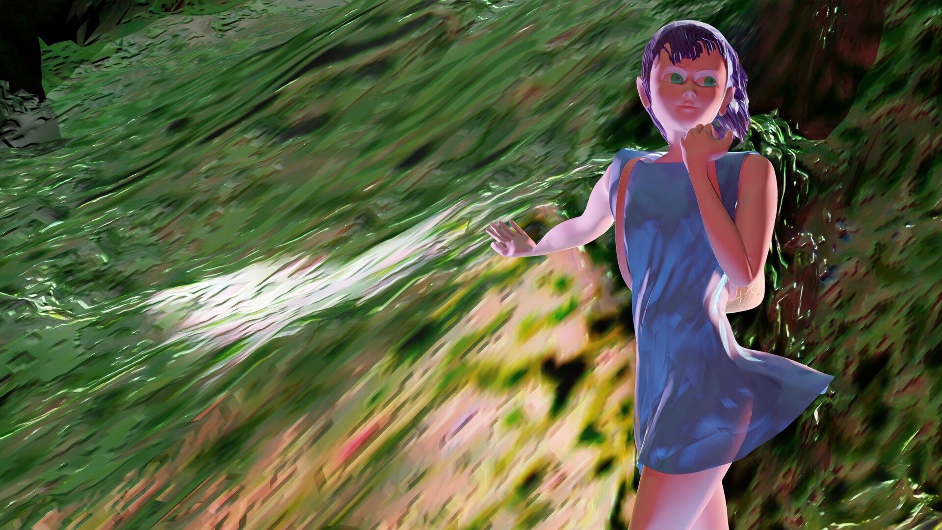 ArtStation - Extract from the film "Enfant Pâle" - The Young Girl Emma goes back down