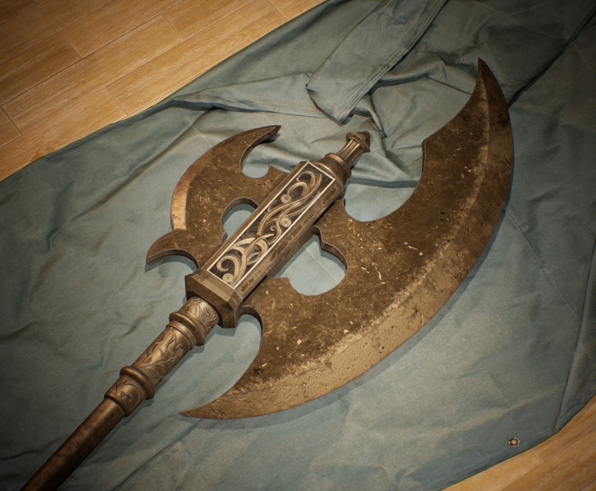 ArtStation - Gargoyle's Halberd - Elden Ring Fan Art