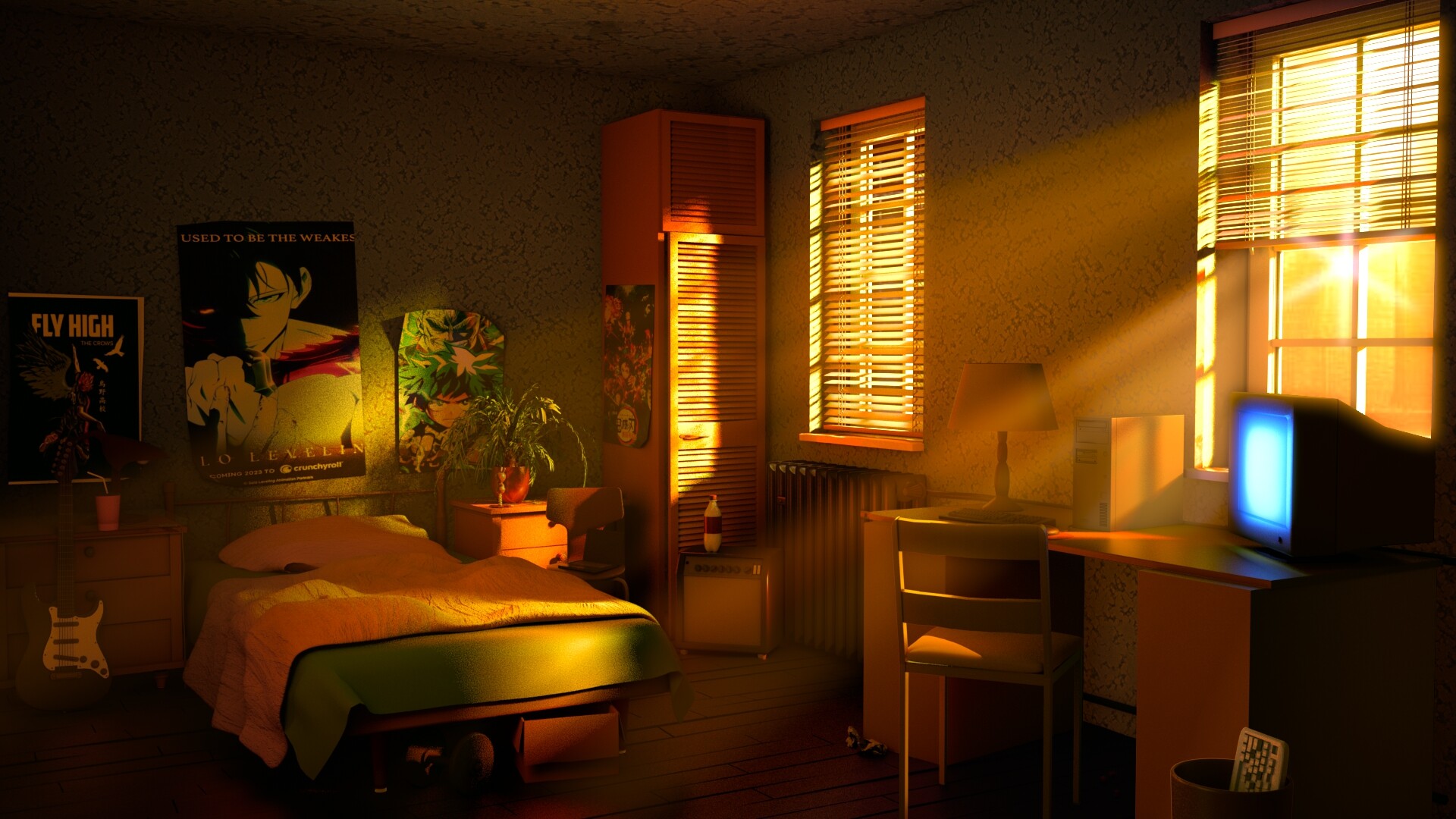 ArtStation - Lighting Complex Interior - Bedroom