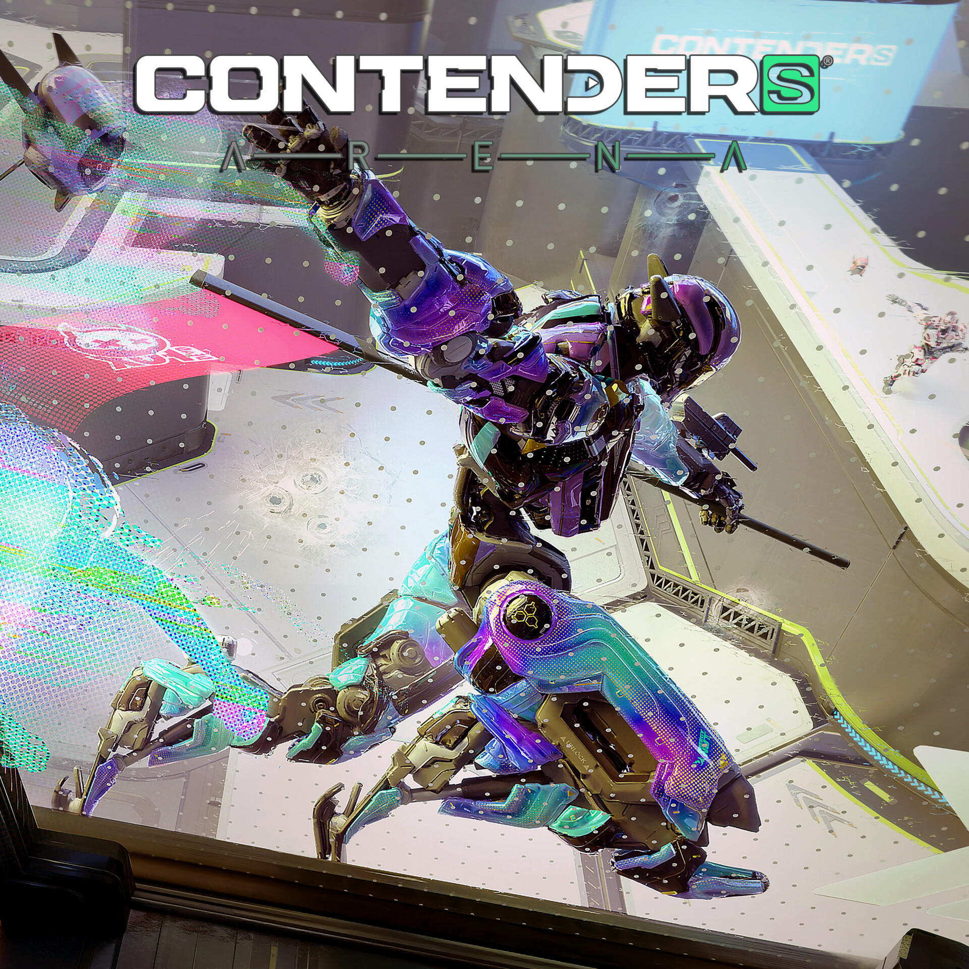 ArtStation - GAMECAN - CONTENDERS:ARENA - KEY ART - 'TRANSFERENCE'